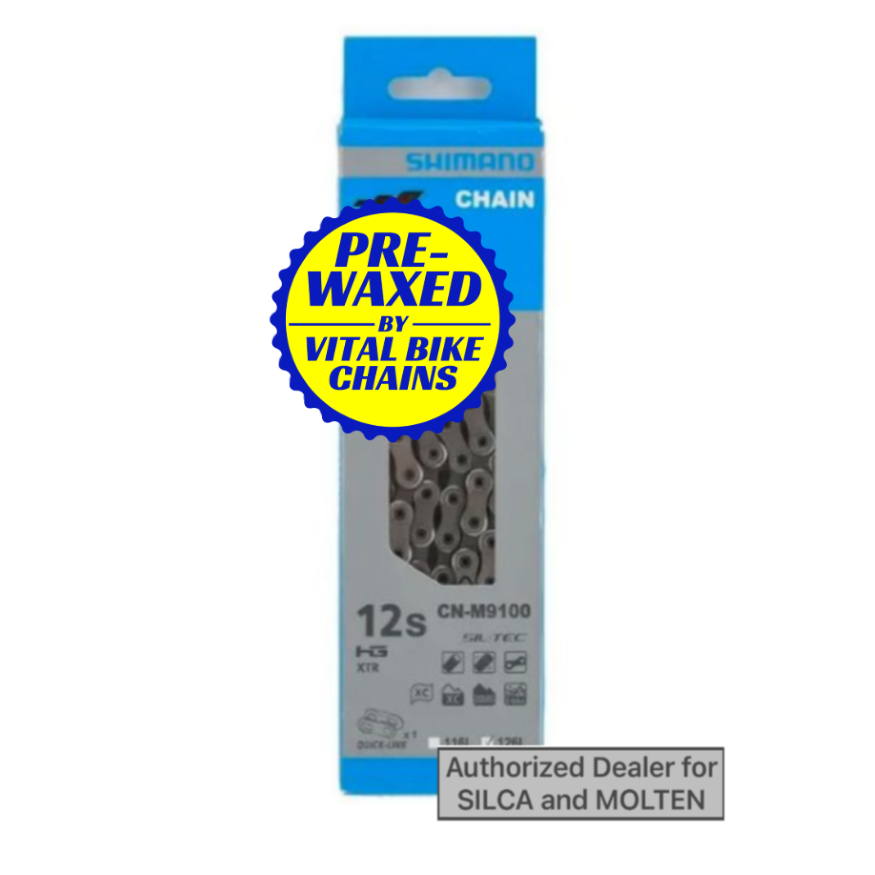 Shimano M9100 DuraAce XTR Chain Pre-Waxed | Vital Bike Chains