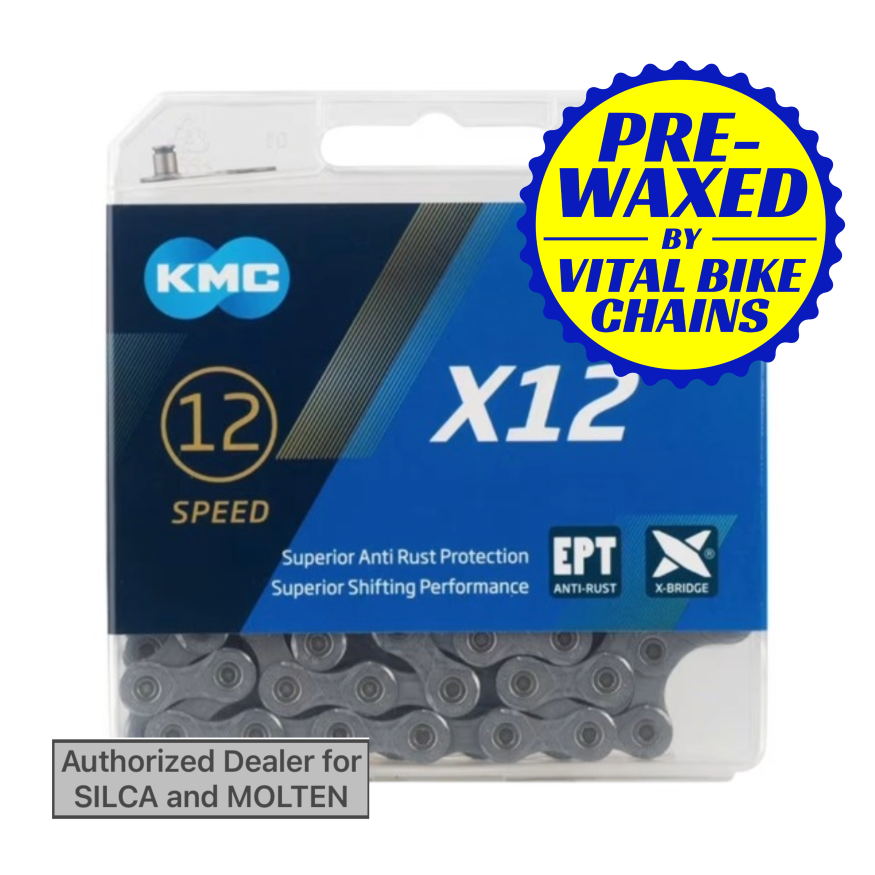 KMC X12 EPT Chain Pre-Waxed | Vital Bike Chains