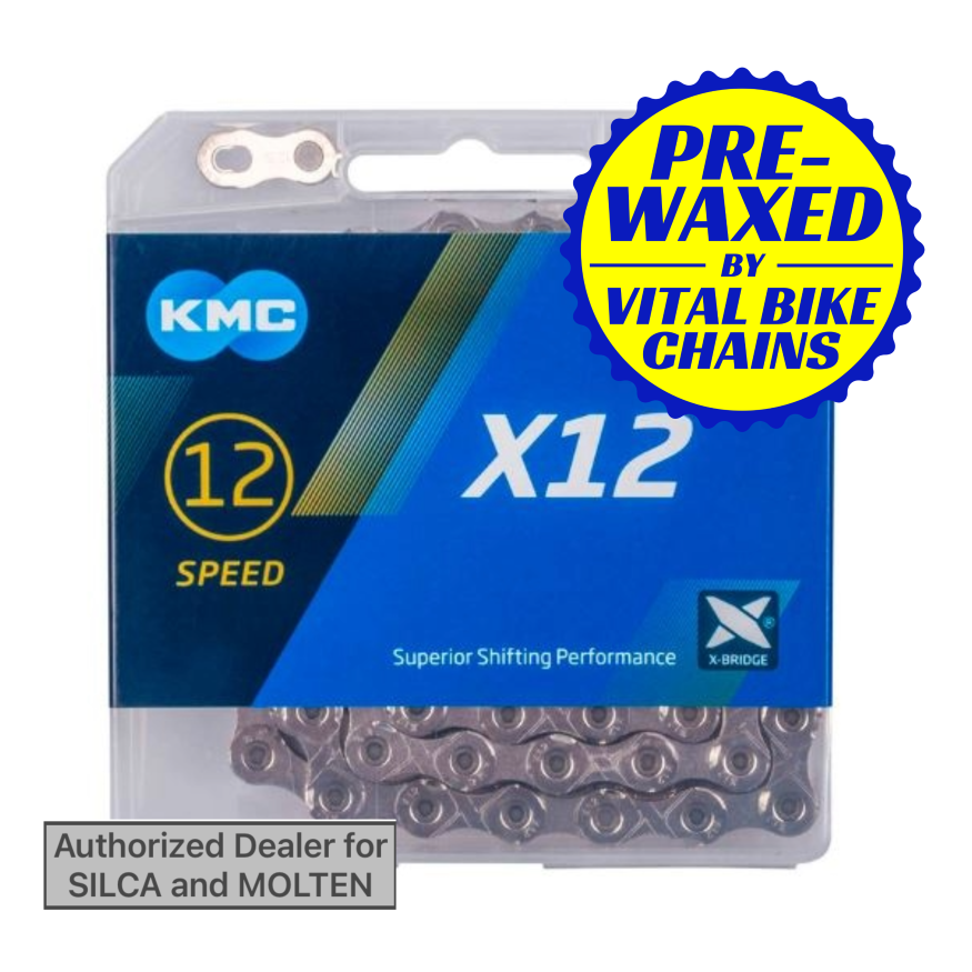 KMC X12 Chain Pre-Waxed | Vital Bike Chains